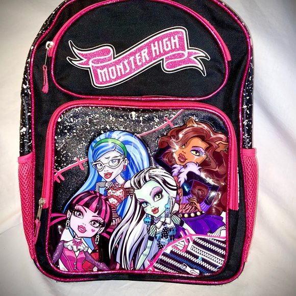 monster high | Accessories | Monster High Backpack File Purse | Poshmark